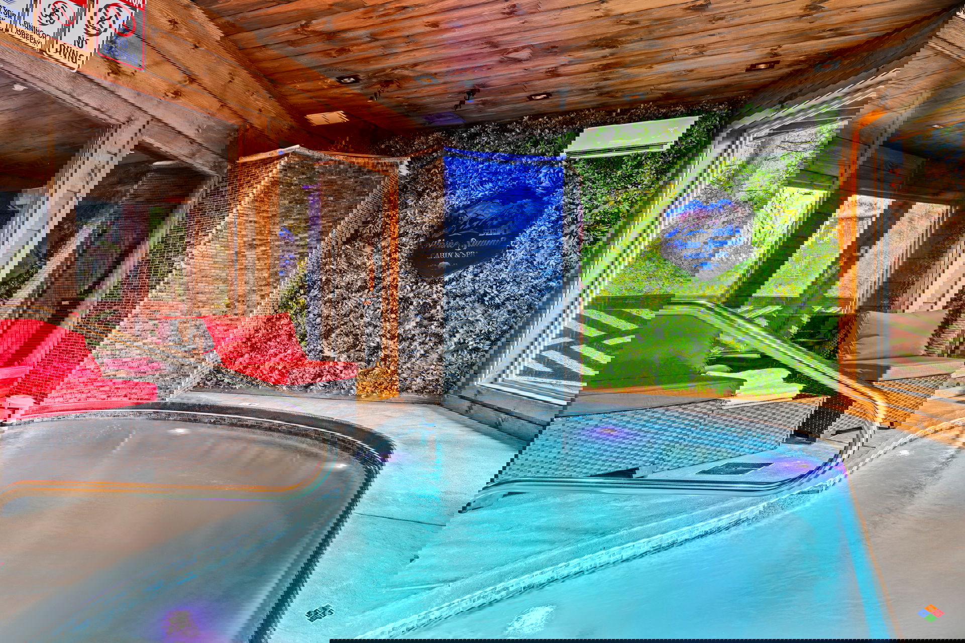 Alpine Summit Pool and Spa Cabin